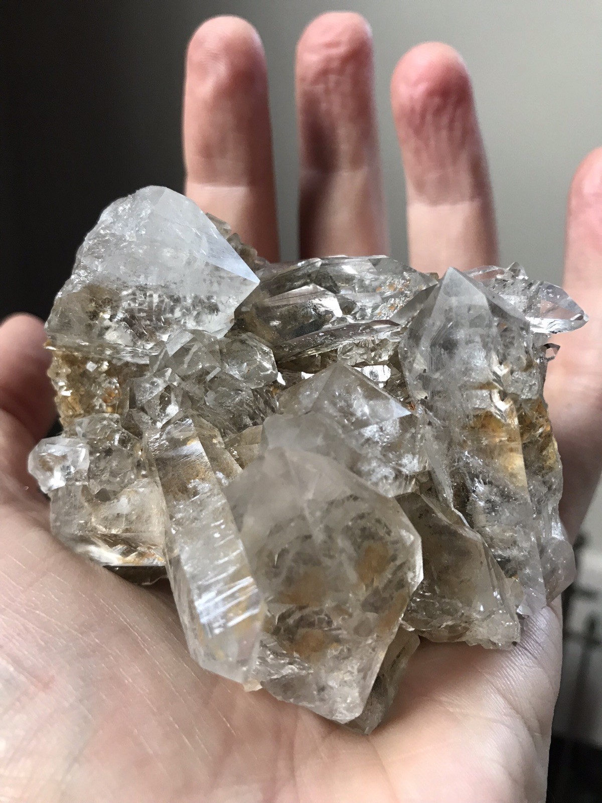 260g Inclusion Quartz Crystal Double Terminated Quartz Cluster Brazil ...