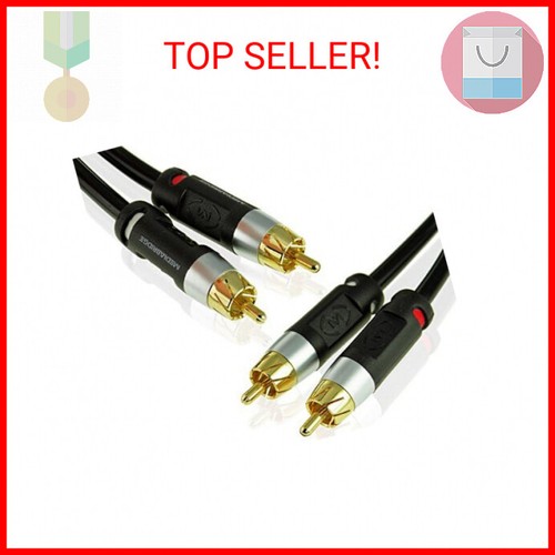 Mediabridge™ Stereo Cable with Left and Right Audio (6 Feet) - RCA to ...