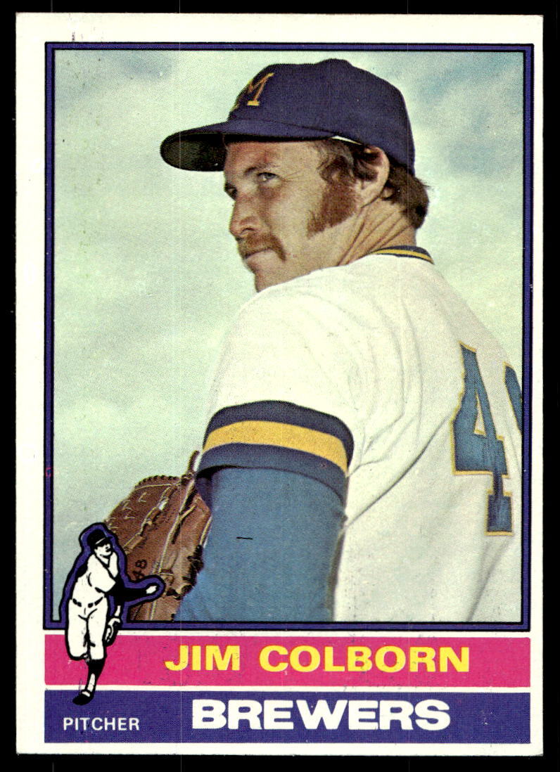 Jim Colborn 1976 Topps 521 Milwaukee Brewers Baseball Card | eBay