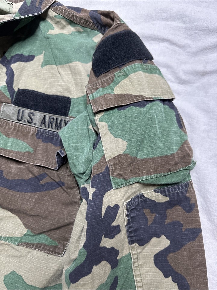 CAG MODIFIED BDU WOODLAND SHIRT M81 RAID MOD DELTA M Special Forces ...