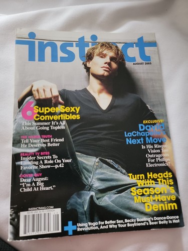 2003 August Instinct magazine 6 super sexy convertibles Must have denim ...