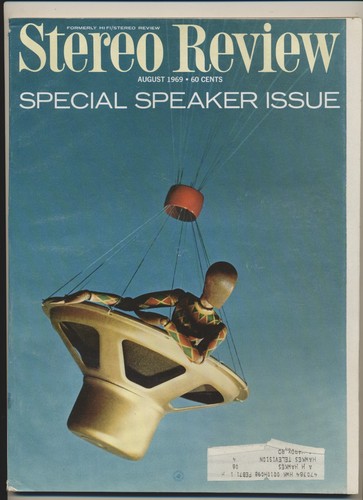 Stereo Review HiFi Music Magazine Vol 23 #02 Aug 1969 Special Speaker ...