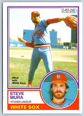STEVE MURA 1983 O-PEE-CHEE 83 NO 24 NRMINT+ 57583 | eBay