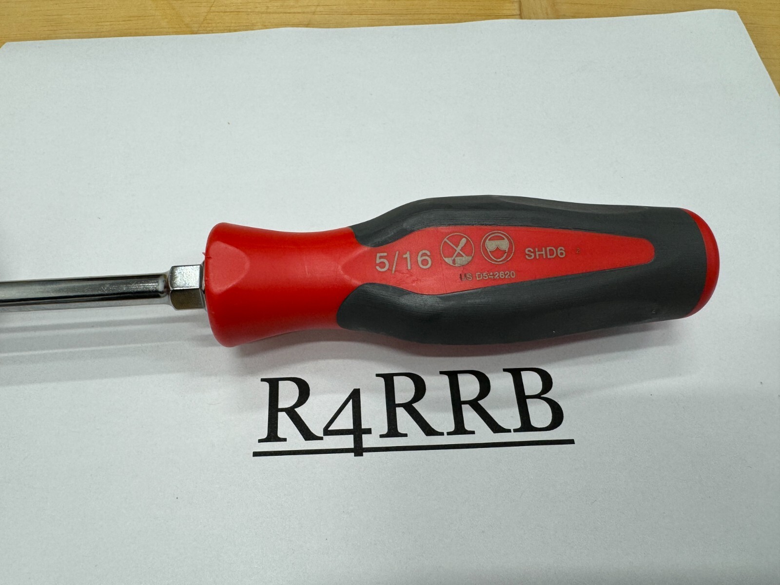 Snap-on Tools USA NEW RED Hard Handle 5/16" Flat Head Slotted ...