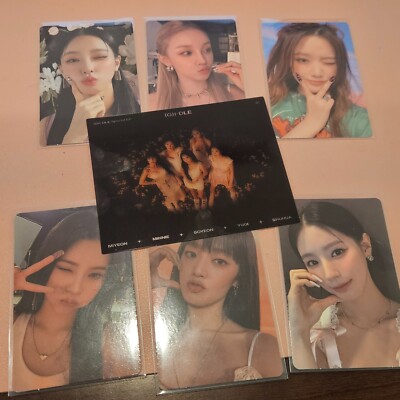 (G)I-DLE GIDLE Heat Blaze Flare Version Official Photocard Yuqi Minnie ...
