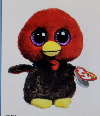 Ty Beanie Boos - Gobbles (2013) the Thanksgiving Day Turkey 6" 15cm NEW ...