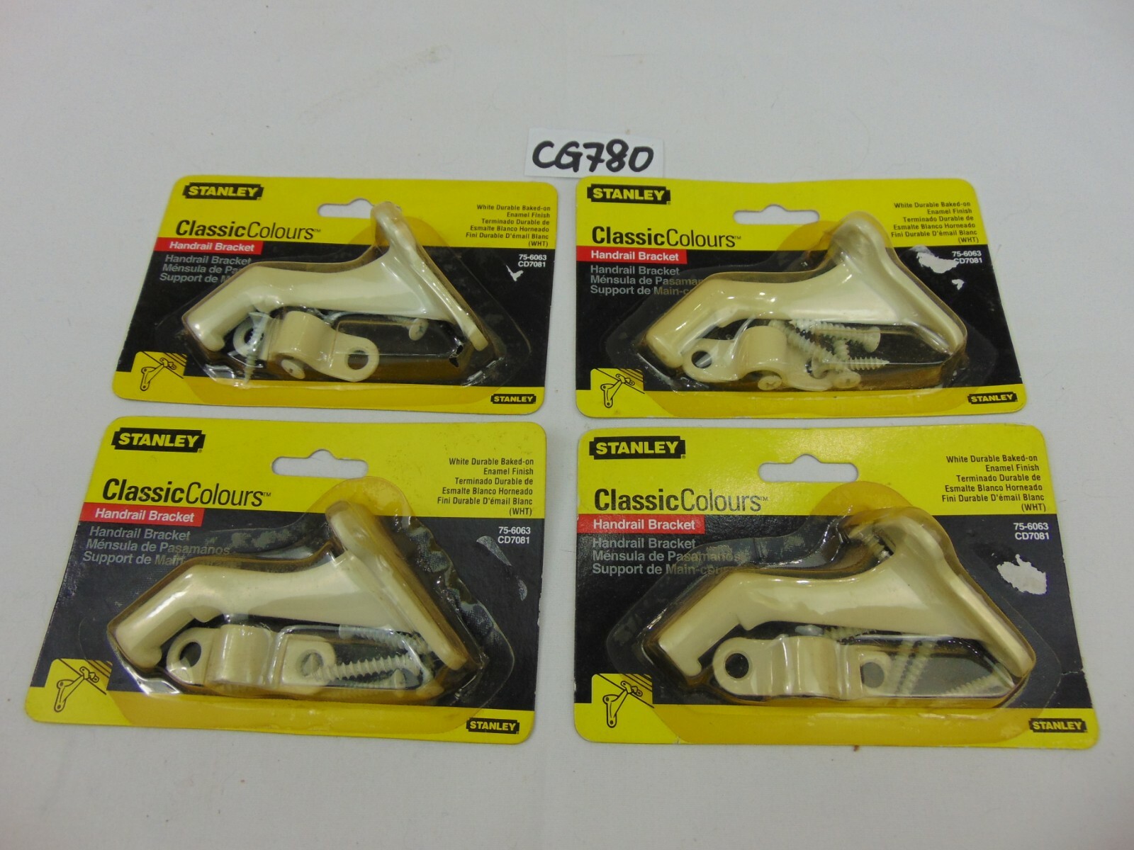 LOT OF 4 STANLEY HANDRAIL BRACKETS 75-6063 CLASSIC COLOURS NEW | eBay