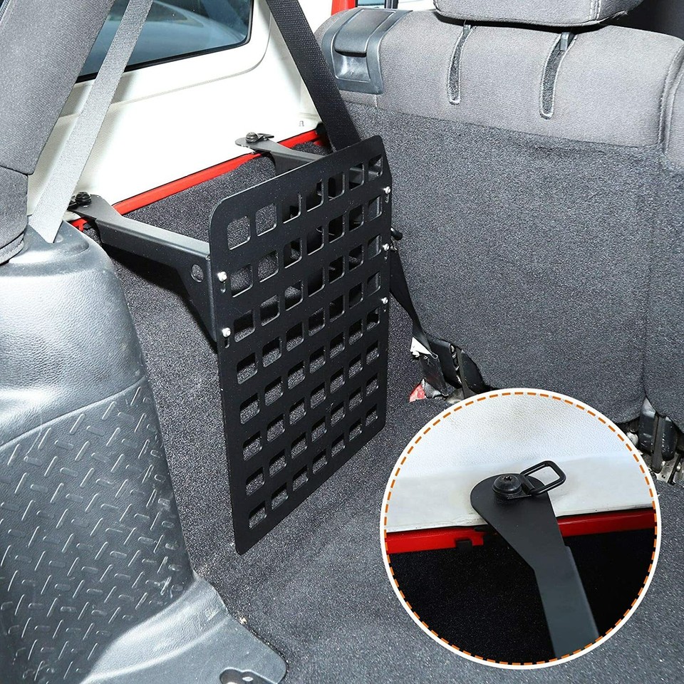 Left Side Trunk Rear Cargo Shelf Storage Rack for Jeep Wrangler JK 07 ...