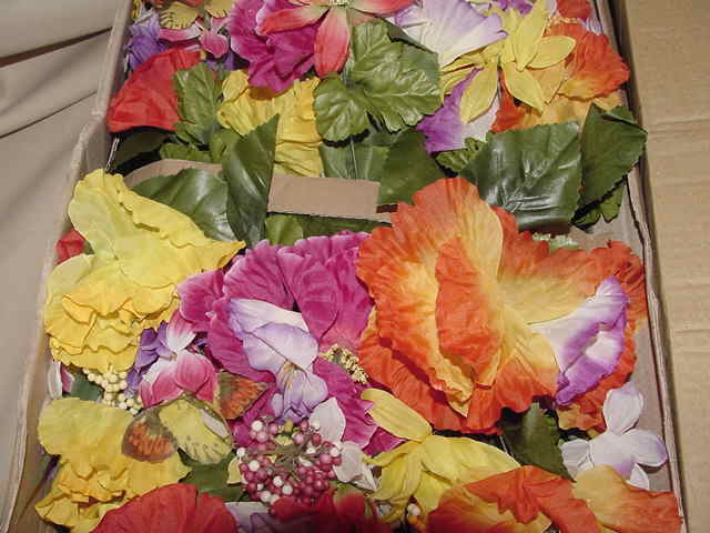 12 - Teters Butterfly Bouquet A30151 18" Assortment of 3 Silk Flowers ...