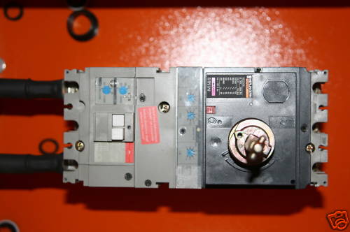 Schneider / Merlin Gerin NS250H breaker with 3 P Vigi variable RCD ...