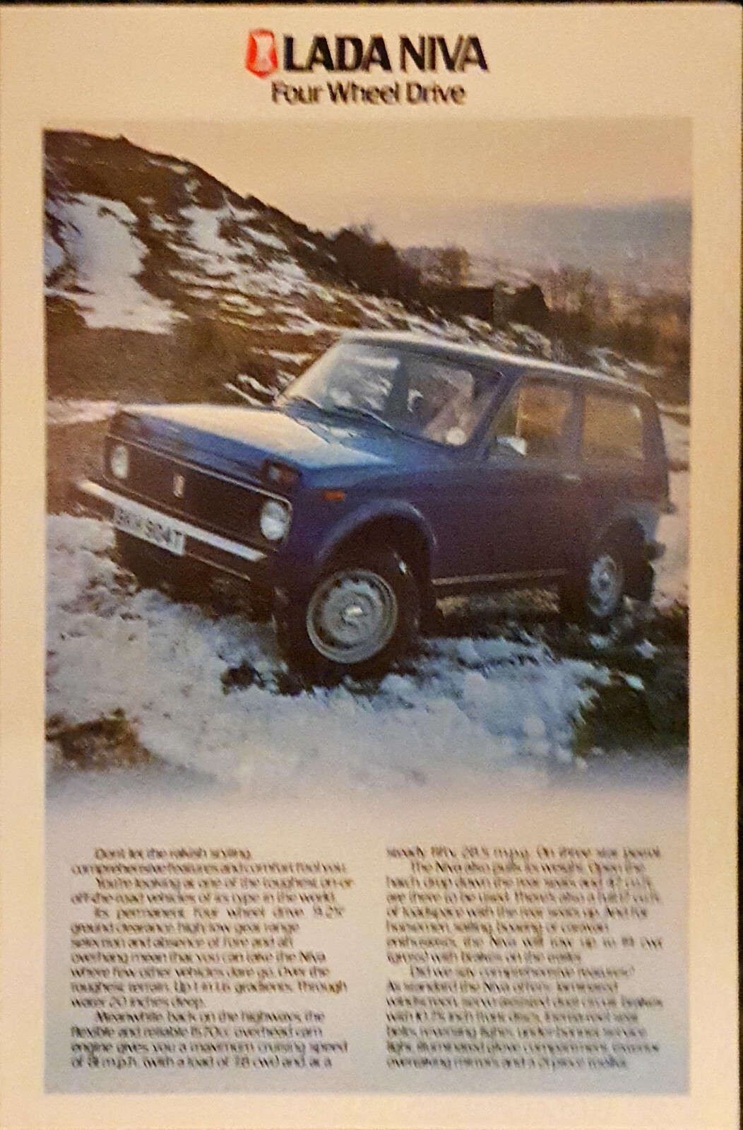 Lada Niva Brochure Leaflet 1979 | eBay