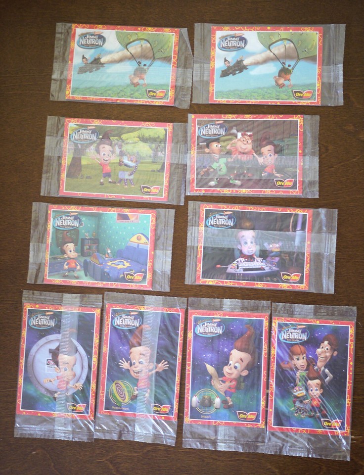 20 Jimmy Neutron Ore-Ida Trading Cards (2002) | eBay
