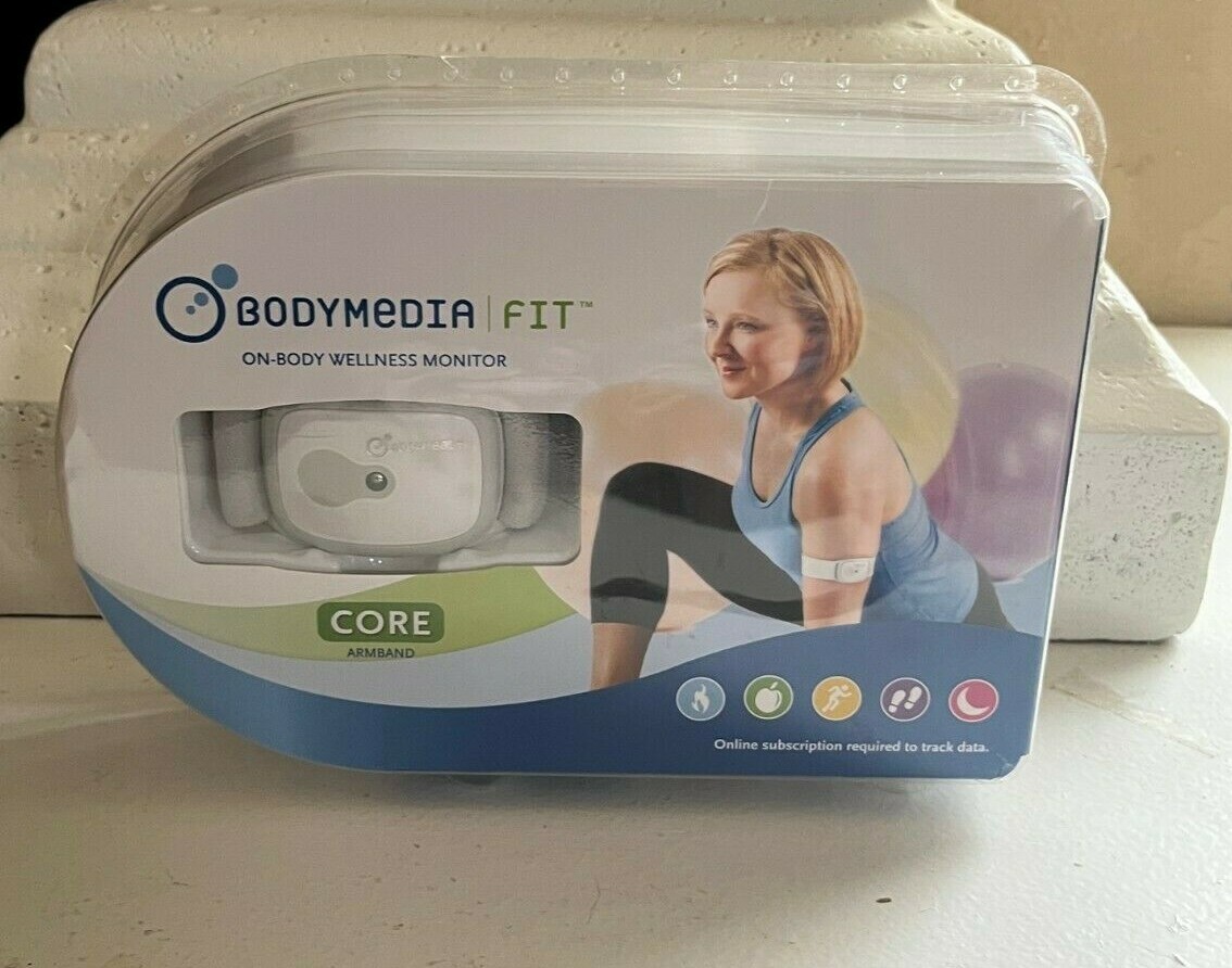 BodyMedia Fit Core Armband, Wellness Monitor, BRAND NEW SEALED PACKAGE ...