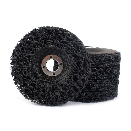 1-10Pcs 4 inch Poly Strip Disc Wheel For Wood Metals Paint Rust Removal ...