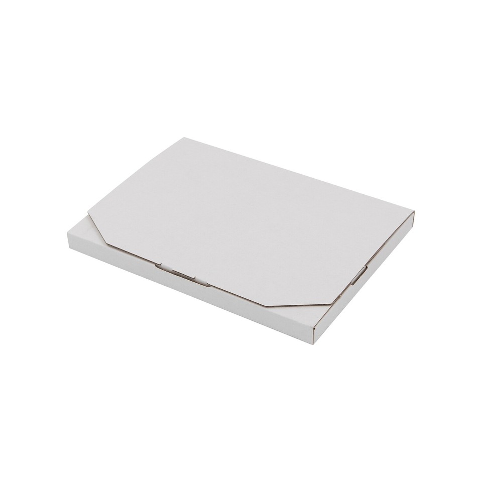 1100x Mailing Box 152 x 132 x 16mm Superflat White CD DVD Rigid Mailer ...