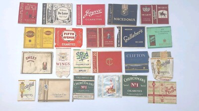 Collection of Vintage Cigarette Packets / Labels / Advertising X 21 ...