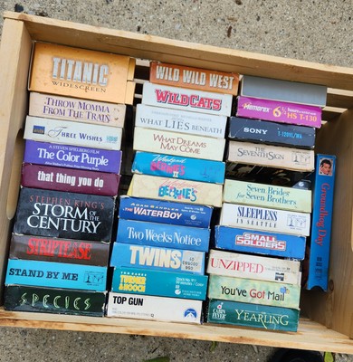 Vintage EMPTY VHS Tape Boxes Old Movies | eBay