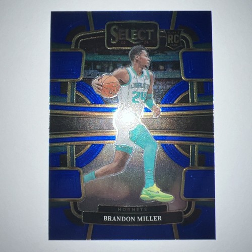 2023-24 Panini Select - Concourse Blue Prizm #80 Brandon Miller Rookie ...