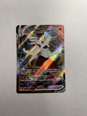 Cinderace VMAX 019/072 Ultra Rare Full Art Shining Fates Pokémon TCG NM ...