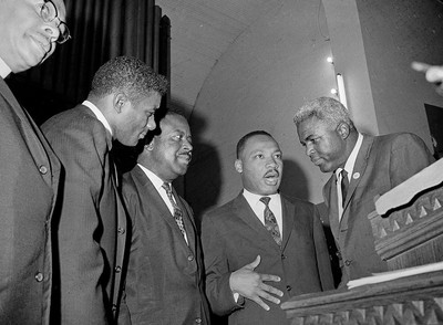 8X10 JACKIE ROBINSON MARTIN LUTHER KING JR FLOYD PATTERSON 3 GREAT ...
