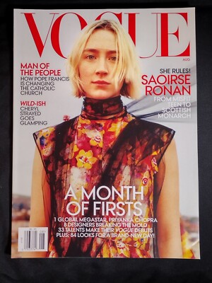 Vogue Magazine August 2018 She Rules Saoirse Ronan From Teen Misfit to ...