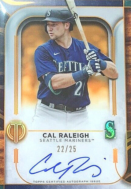 2022 Topps Tribute - Tribute Autographs Orange #TA-CR Cal Raleigh /25 ...