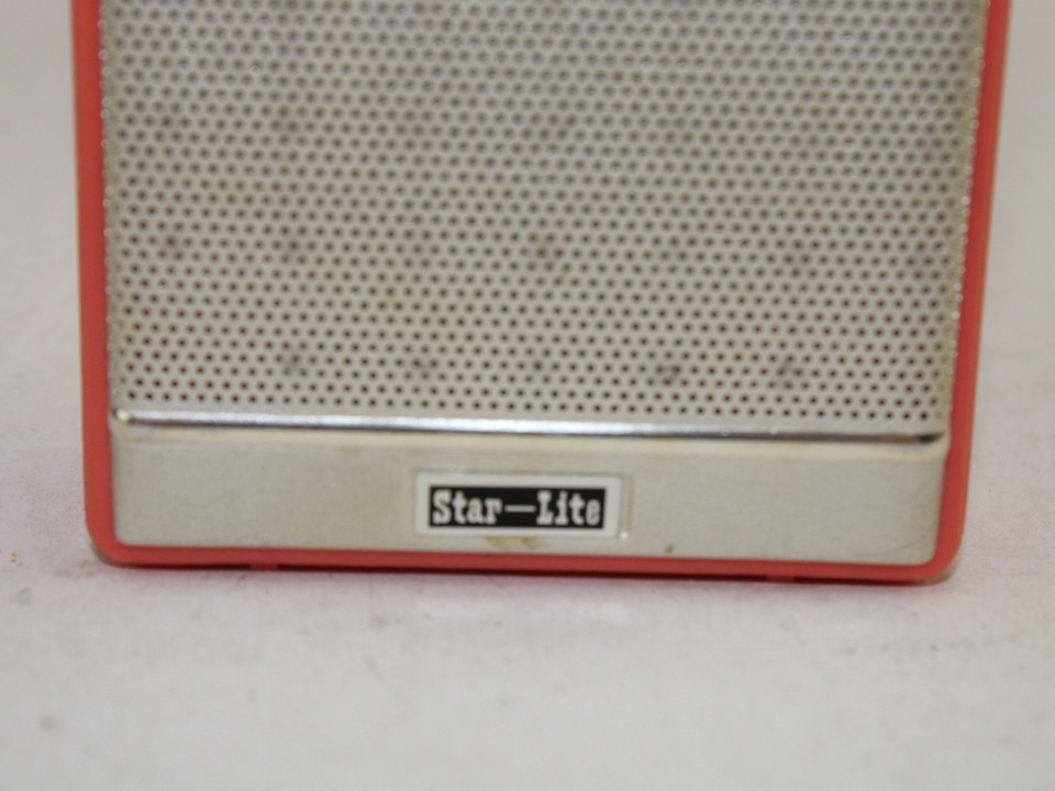 Star-Lite Hifi Deluxe 6 Transistor Radio w/ Case + OG Box! Pink Rare As ...