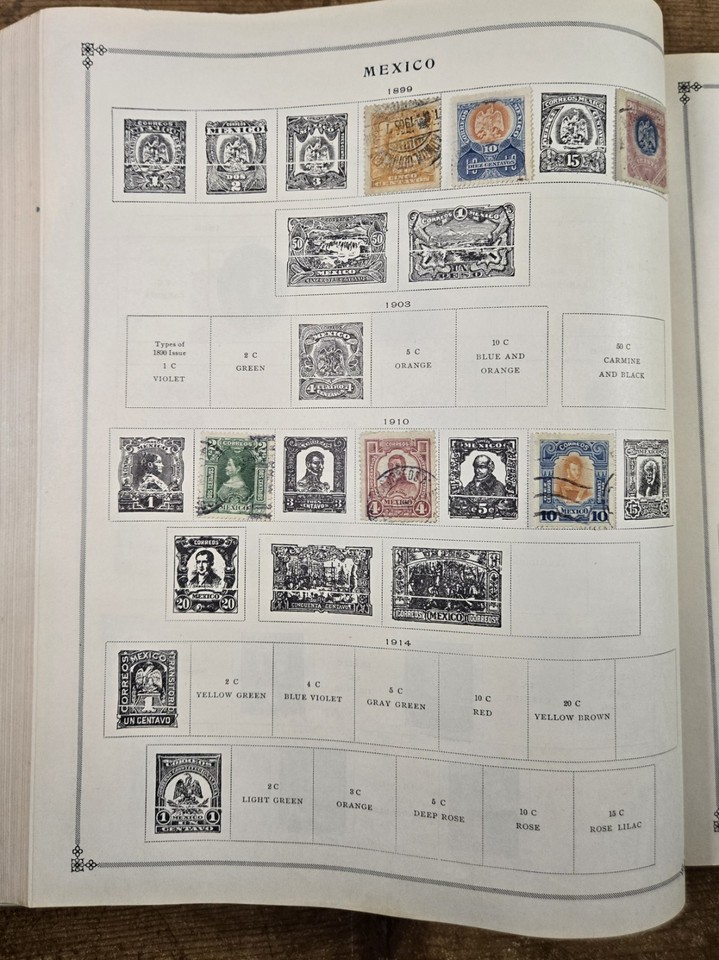 VTG Scott Publication INTERNATIONAL POSTAGE STAMP ALBUM, Partially ...