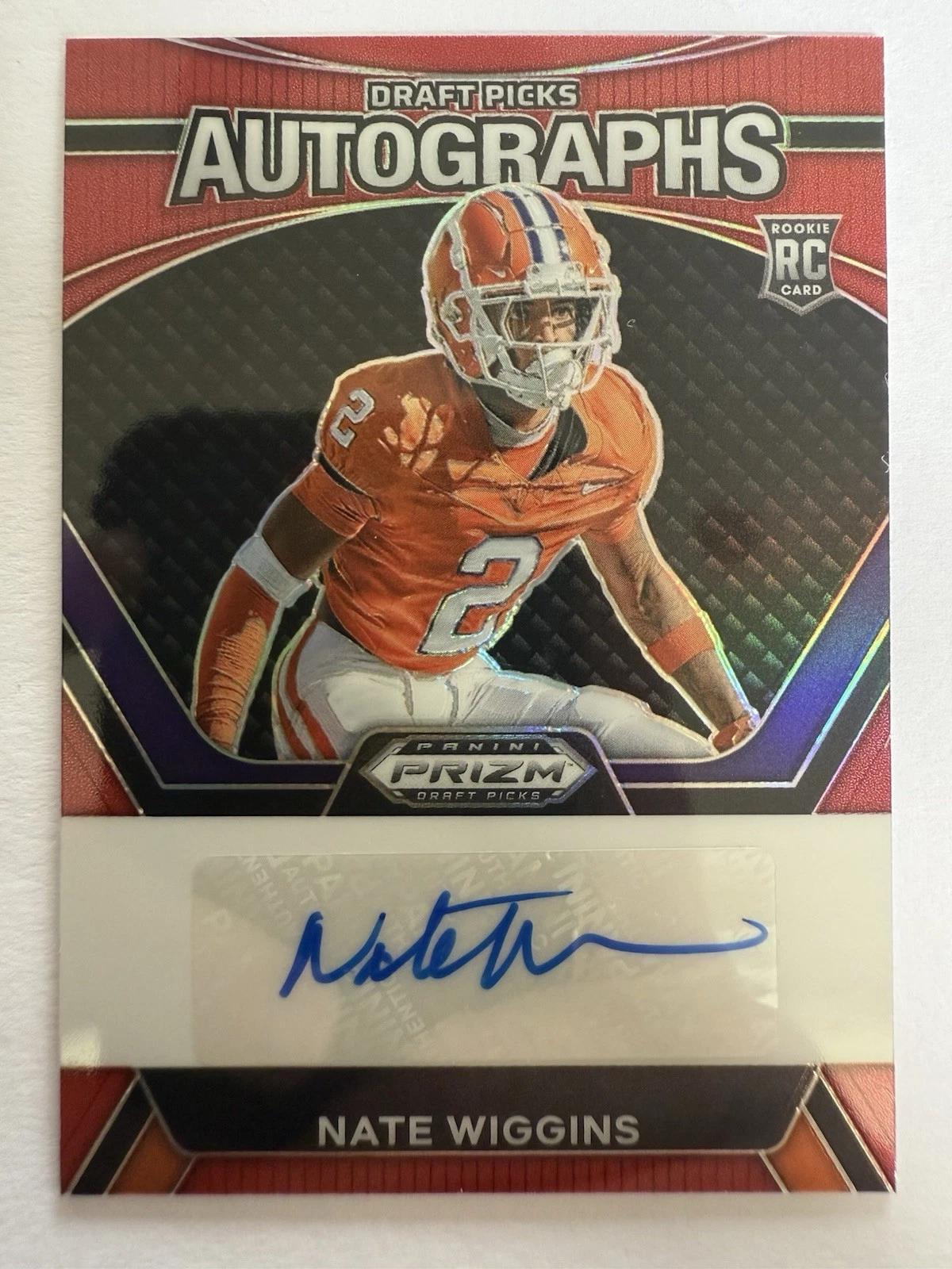 Nate Wiggins 2024 Prizm Draft Picks #DPA-NWS Draft Picks Autographs ...