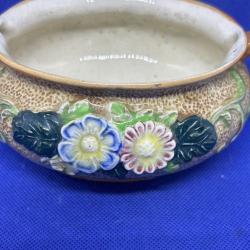 Vintage Maruhon Ware Japan Oval 6x4.5x2.5 Floral Cobalt Design ...