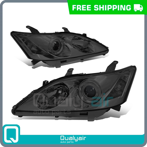 Headlights Factory Style Smoked Lens Projector Lamps for 2007-2009 ...