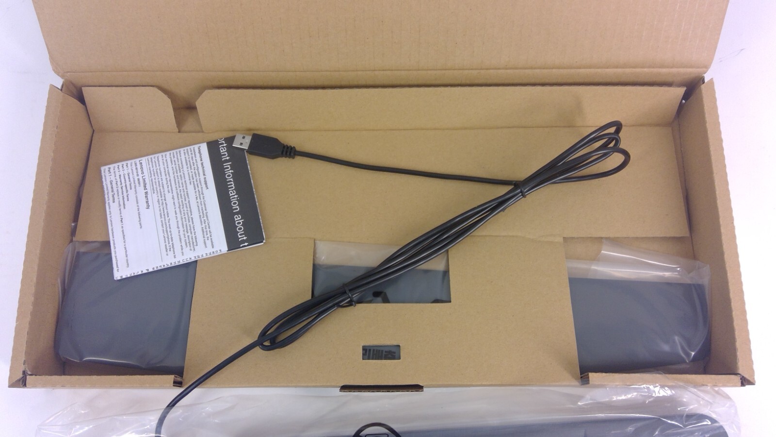 NIB Lenovo Preferred Pro Wired USB Keyboard Raven Black KU-0225 P/N ...