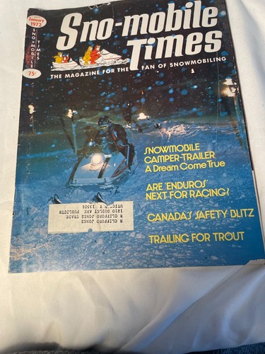January 1972 SNO-MOBILE TIMES snowmobile magazine | eBay