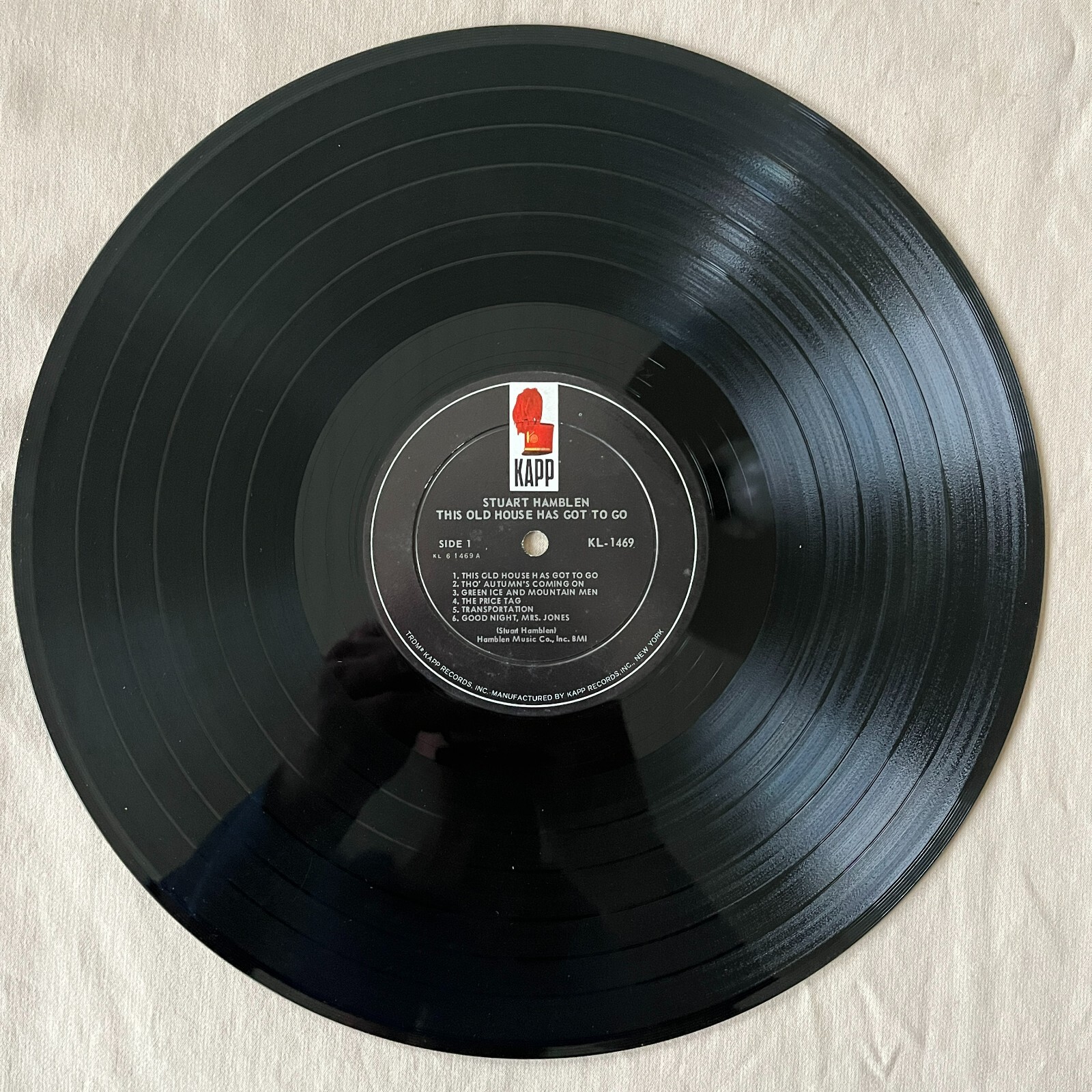 STUART HAMBLEN This Old House Has Got To Go 1966 Vinyl LP Kapp KL-1469 ...