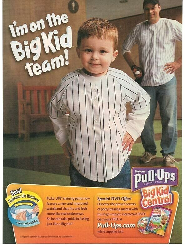 Huggies Pull Ups Commercial