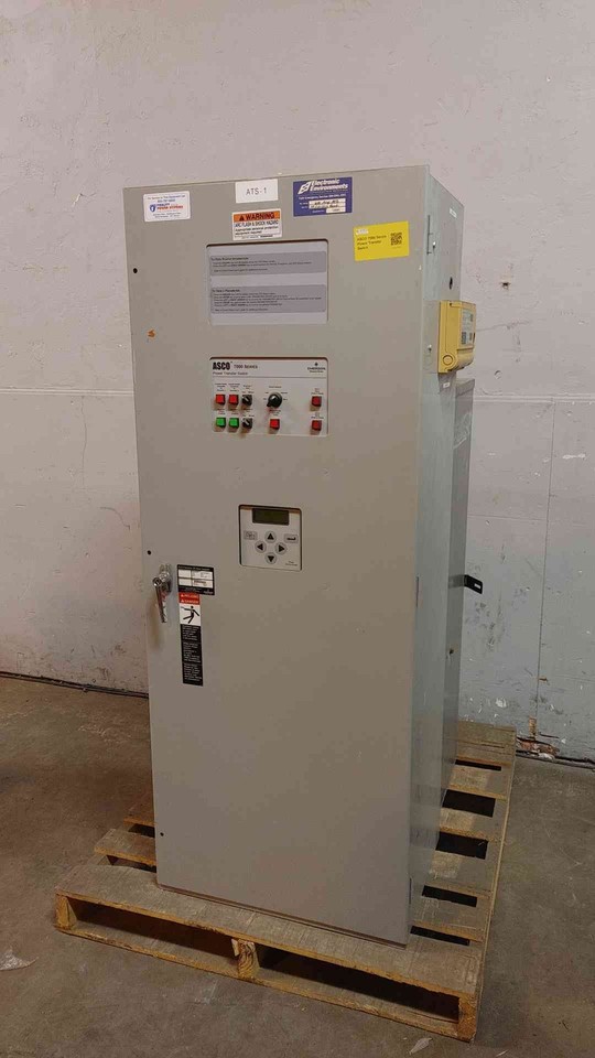 ASCO 7000 Series ATS Transfer Switch 600A 480V 3PH J07ATSB30600N5XC | eBay