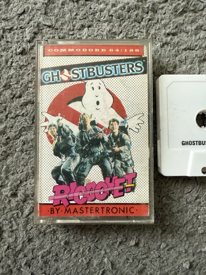 Ghostbusters Commodore 64 C64 Game Cassette Tested VGC | eBay