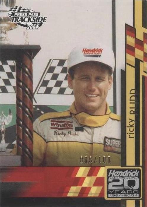 2004 Press Pass Trackside - Hendrick 20th Anniversary Ricky Rudd #G88 ...