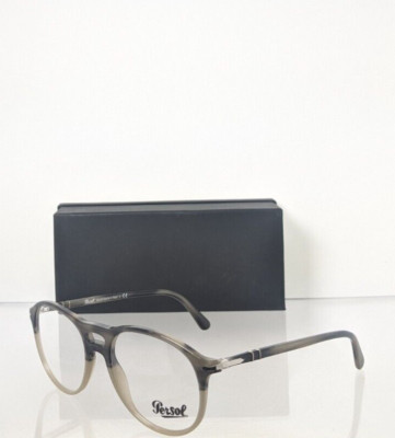Brand New Authentic Persol Eyeglasses 3202-V 1065 Grey 3202 53mm Frame ...