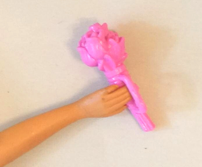 vintage barbie doll flowers bouquet for wedding bride groom lapel decor ...