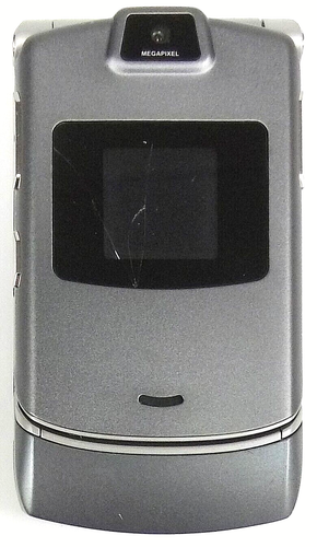 Motorola RAZR V3c - Gray ( Page Plus Cellular ) Very Rare CDMA Phone ...
