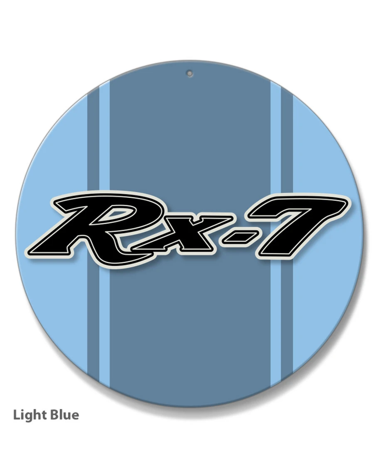 Mazda Rx-7 Series 1 Emblem Round Aluminum Sign - Aluminum - 14 colors ...