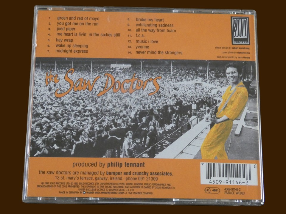 The Saw Doctors - All The Way FromTuam (CD, 1992) | eBay UK