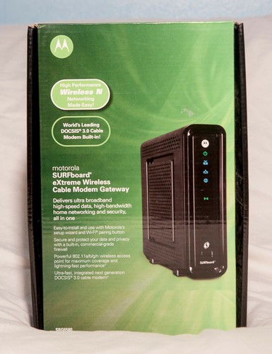 Motorola SURFboard SBG6580 eXtreme Wireless Cable Modem / Router ...