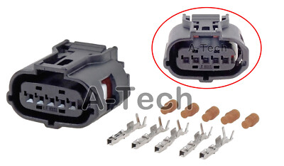 5 Wire MAF Mass Air Flow SENSOR Connector KIT for Toyota Lexus 90980 ...