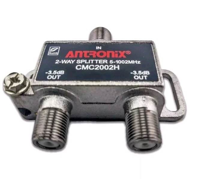 Cable Modem&MOCA Coaxial 2-Way Splitter For Bidirectional RG6/RG59 ...