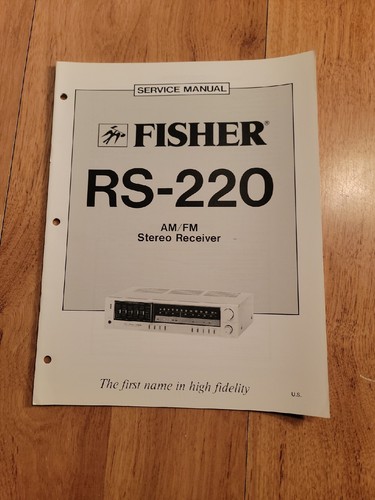 Fisher RS- 220 Stereo Receiver Service Manual | eBay