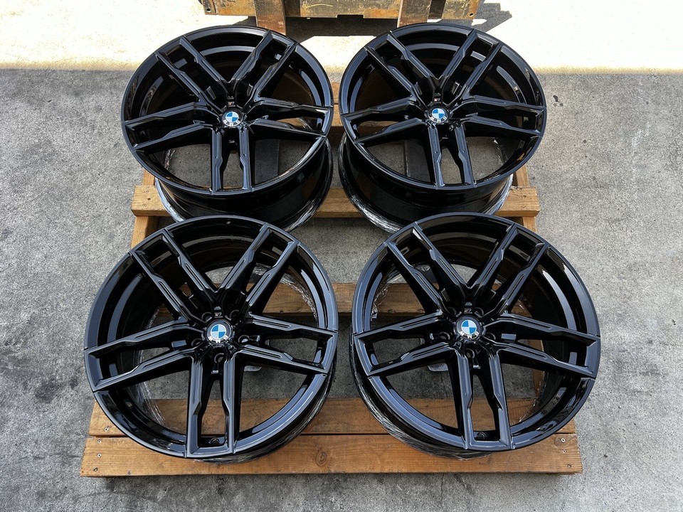 20” BMW M8 M5 Competition F91 F92 F93 Wheels Rims 810M Black Stock ...