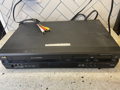 JVC VCR/ DVD Combo Player Recorder Video Cassette Progressive Scan HR ...