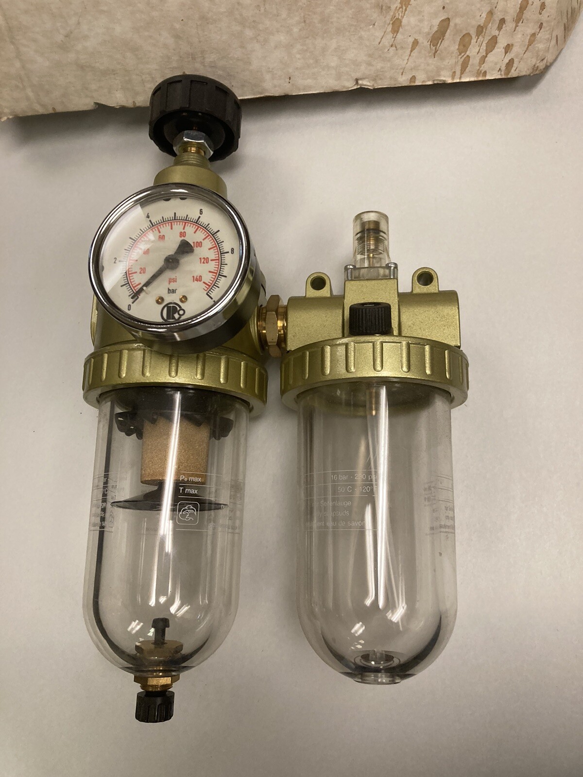 Riegler,861K,Air Filter Maintenance Unit G 1/2 16bar-230psi | eBay